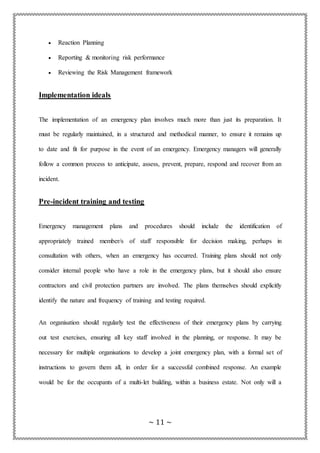 Disaster management project | DOCX