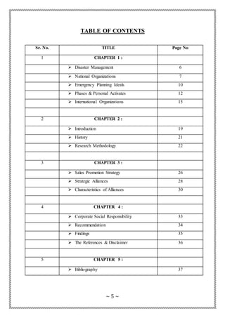Disaster management project | DOCX