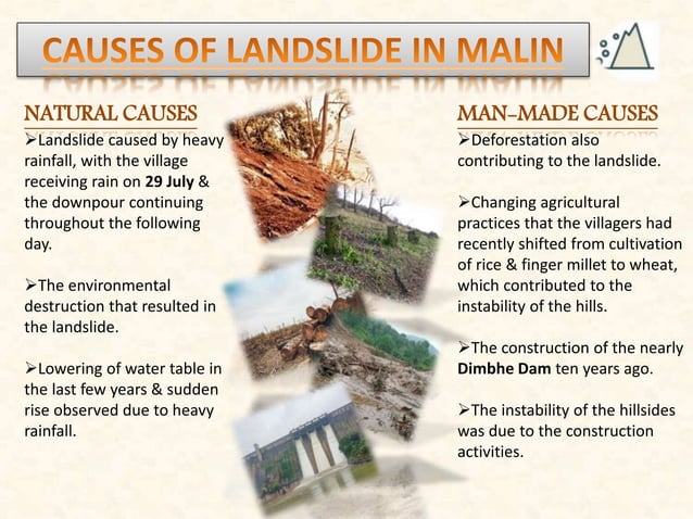 MALIN VILLAGE LANDSLIDE, MAHARASHTRA IN 2014 | PPTX | Weather | Science