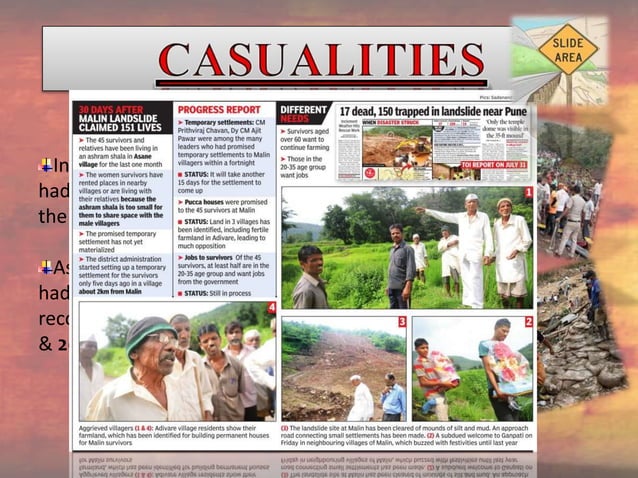 MALIN VILLAGE LANDSLIDE, MAHARASHTRA IN 2014 | PPTX | Weather | Science