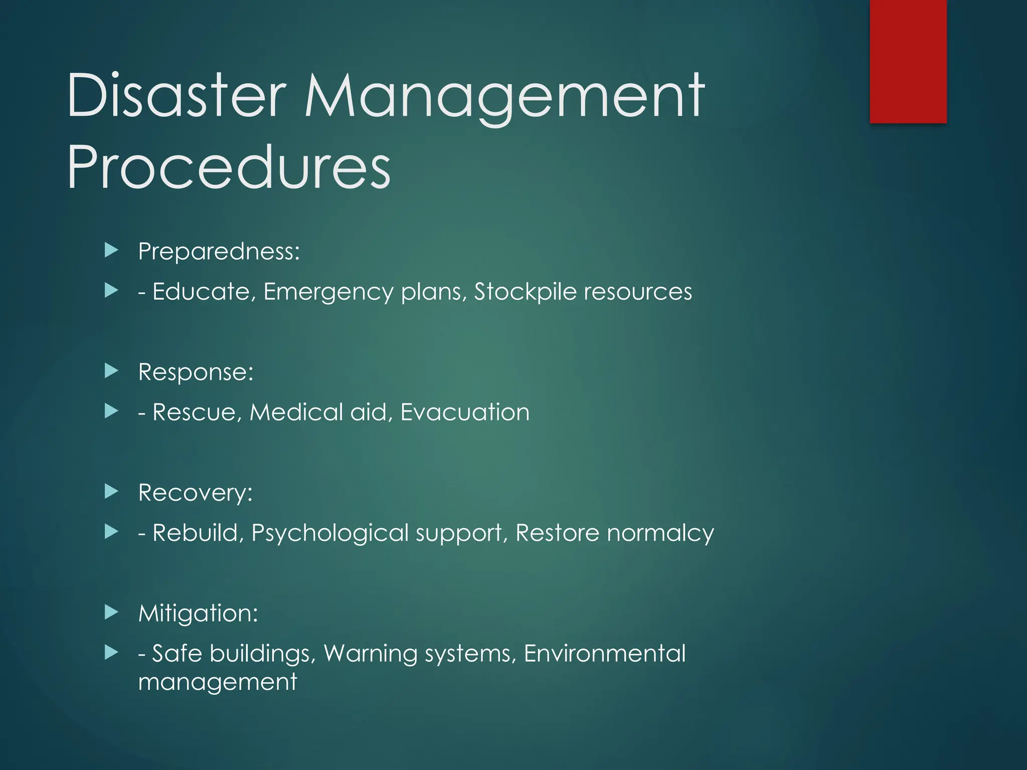 Disaster_Management_ project summer holidays | PPTX