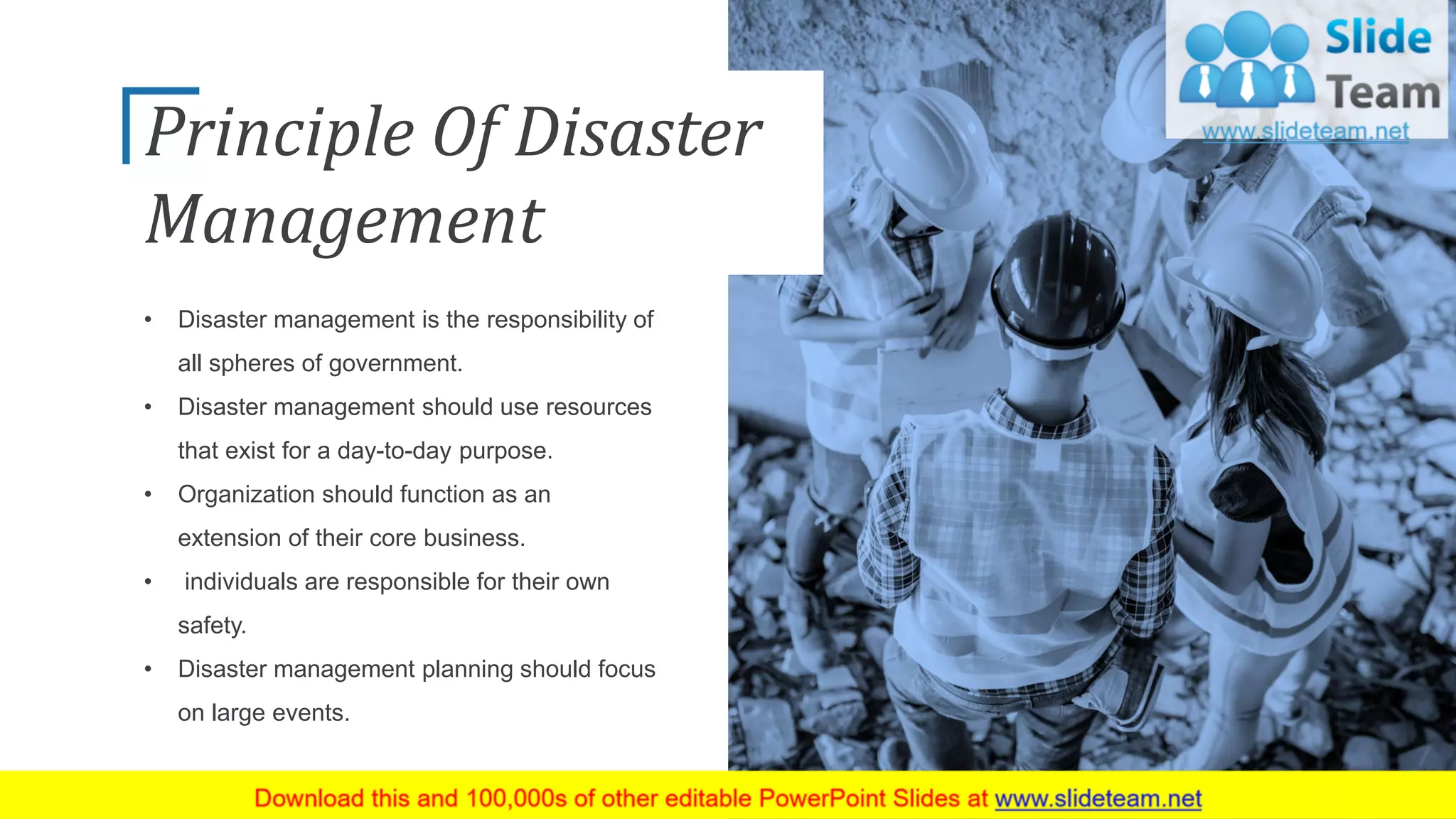 Disaster Management Sd PowerPoint Presentation Slides | PDF