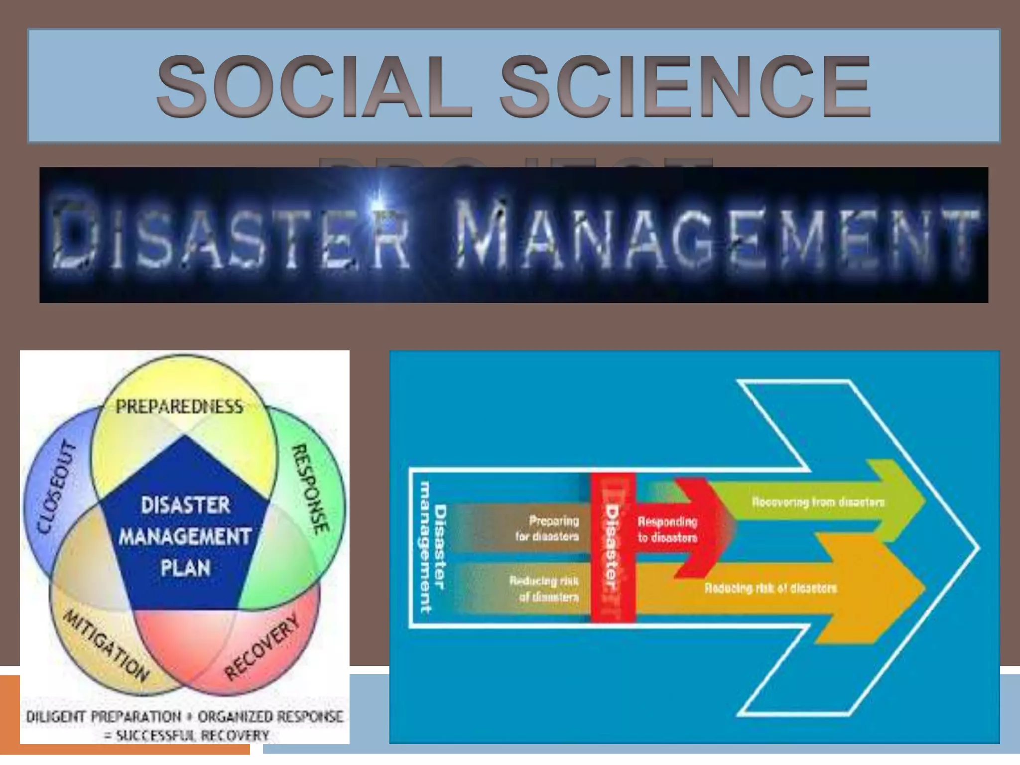 Disaster management sst ppt | PPTX