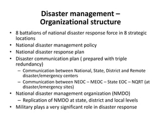 Disaster management system | PPTX