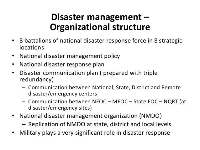 Disaster management system