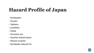 Disaster Management System in japan | PPTX