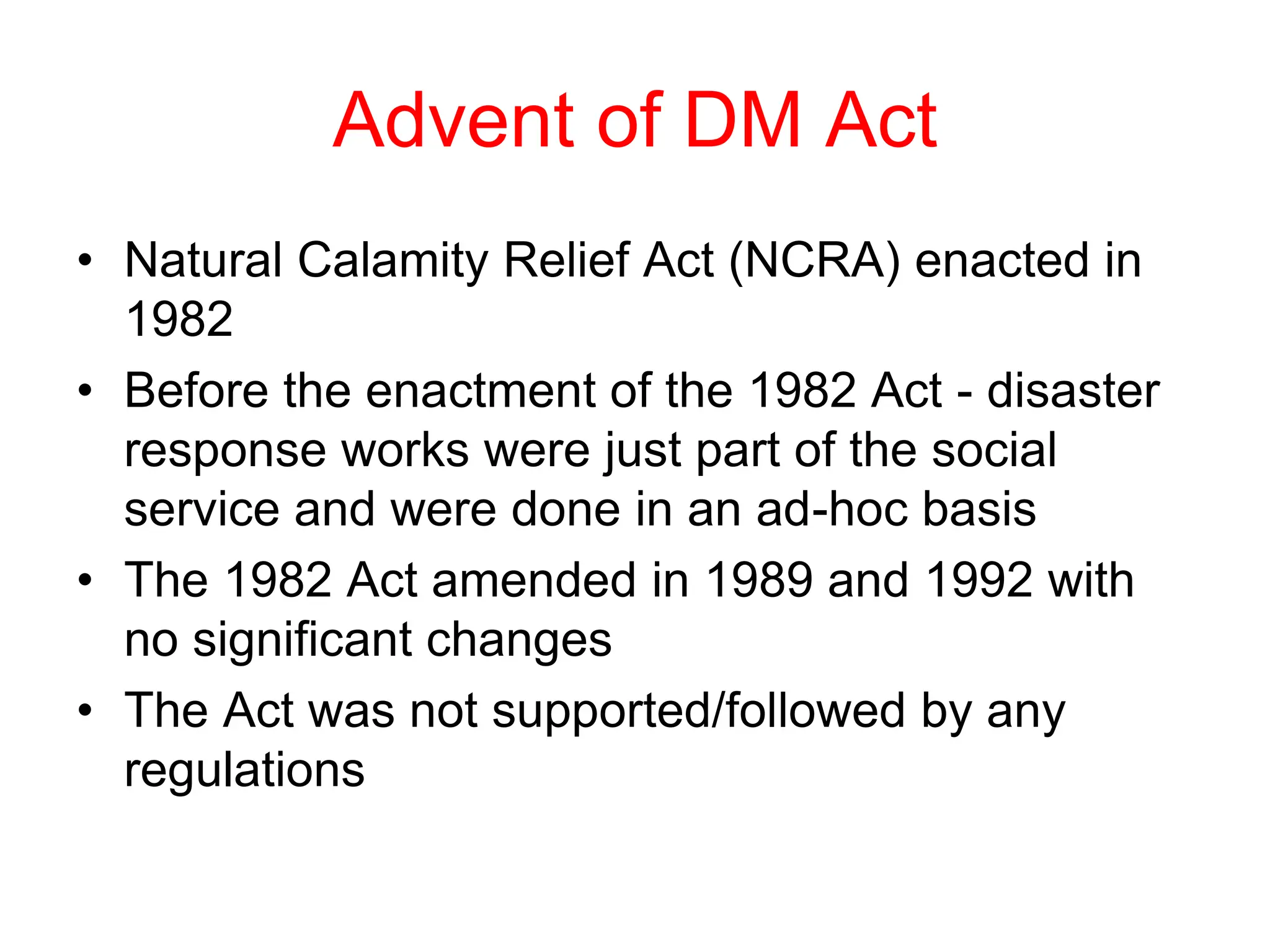 Disaster Management System in Nepal (Policies, Acts, Rules, Regulations ...