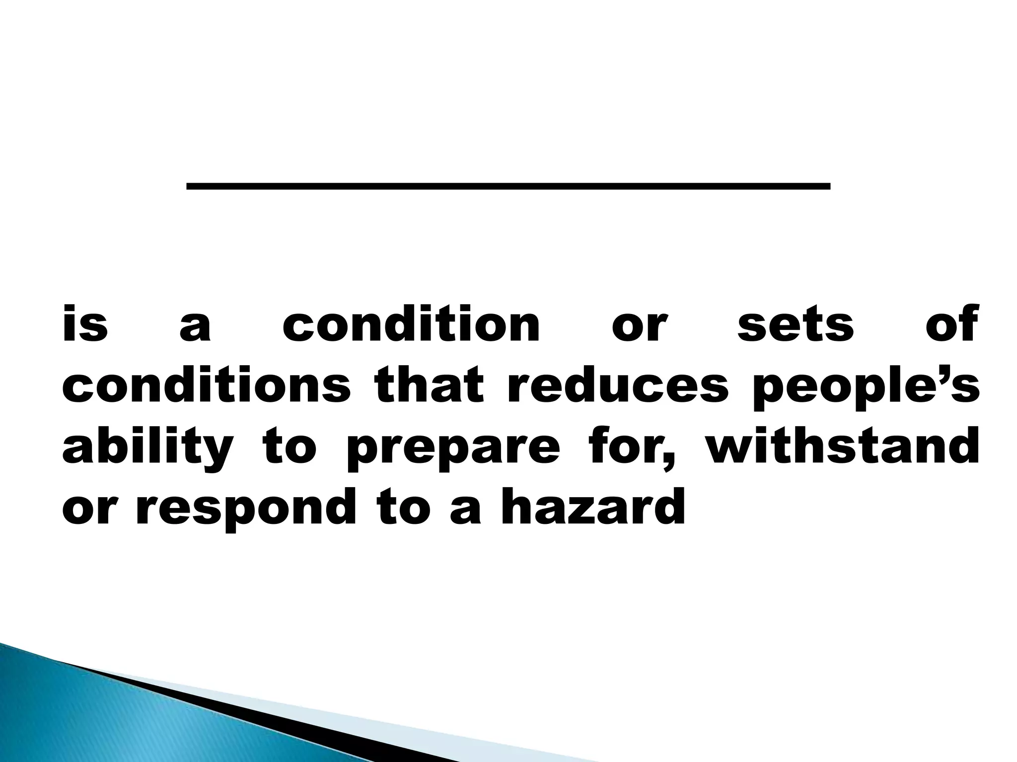 Disaster management terminology | PPTX