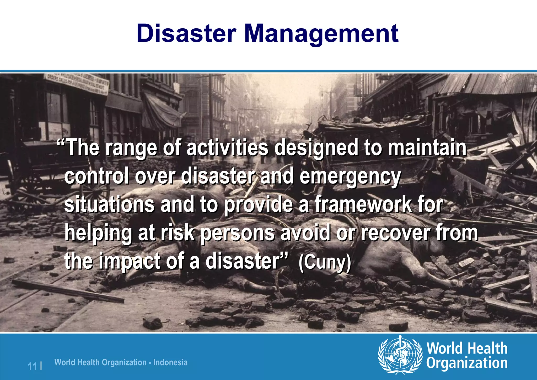 Disaster and Crisis Management | PPT