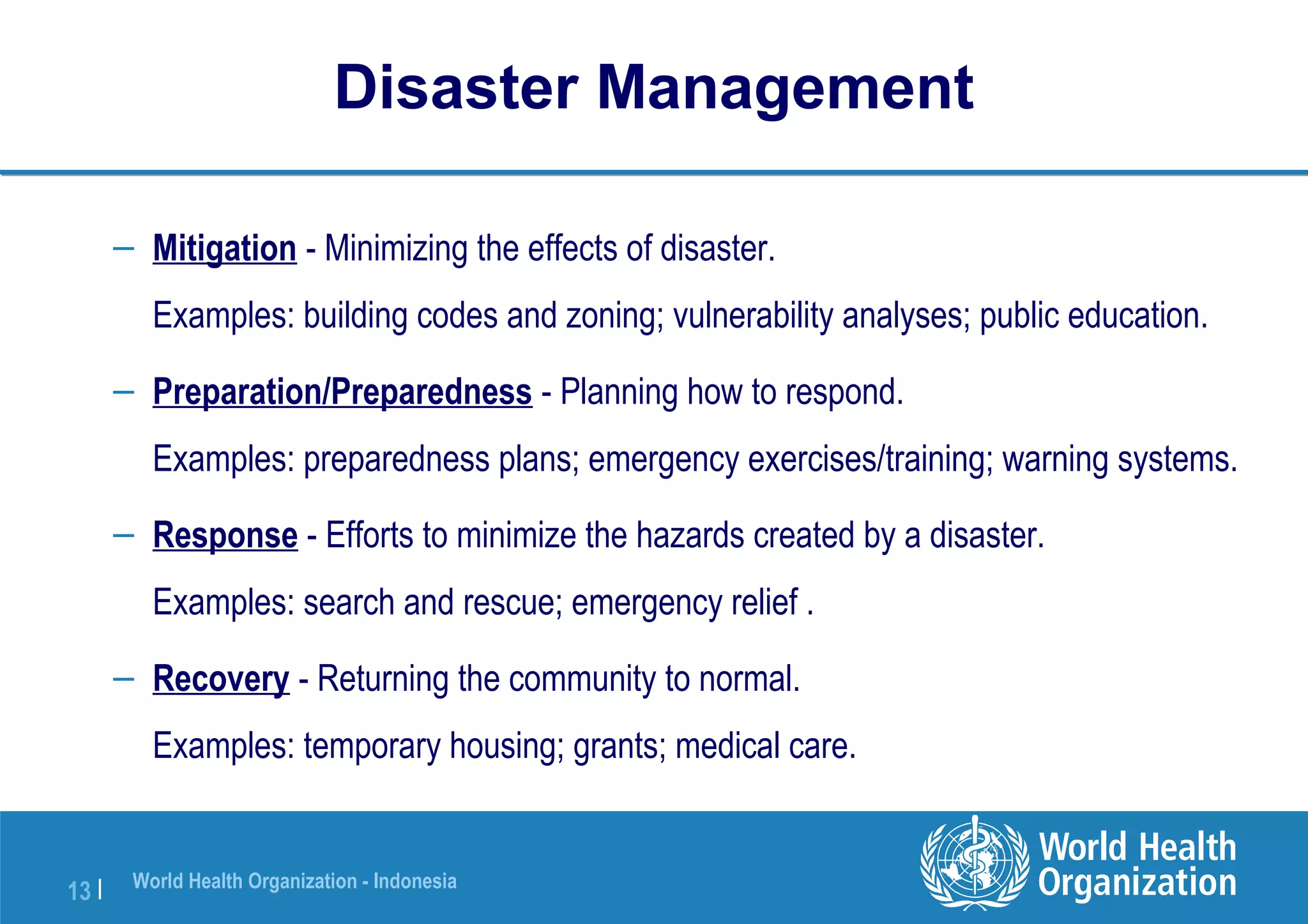 Disaster and Crisis Management | PPT