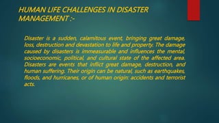 disaster managemnet ppt.pptx | Environment | Science