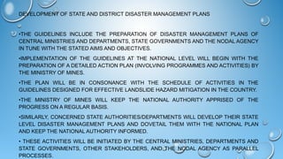 Disaster management guidelines by NDMA | PPS