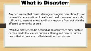 Disaster mangement | PPTX