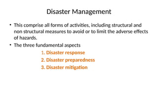 disaster management ppt presentation psm | PPTX