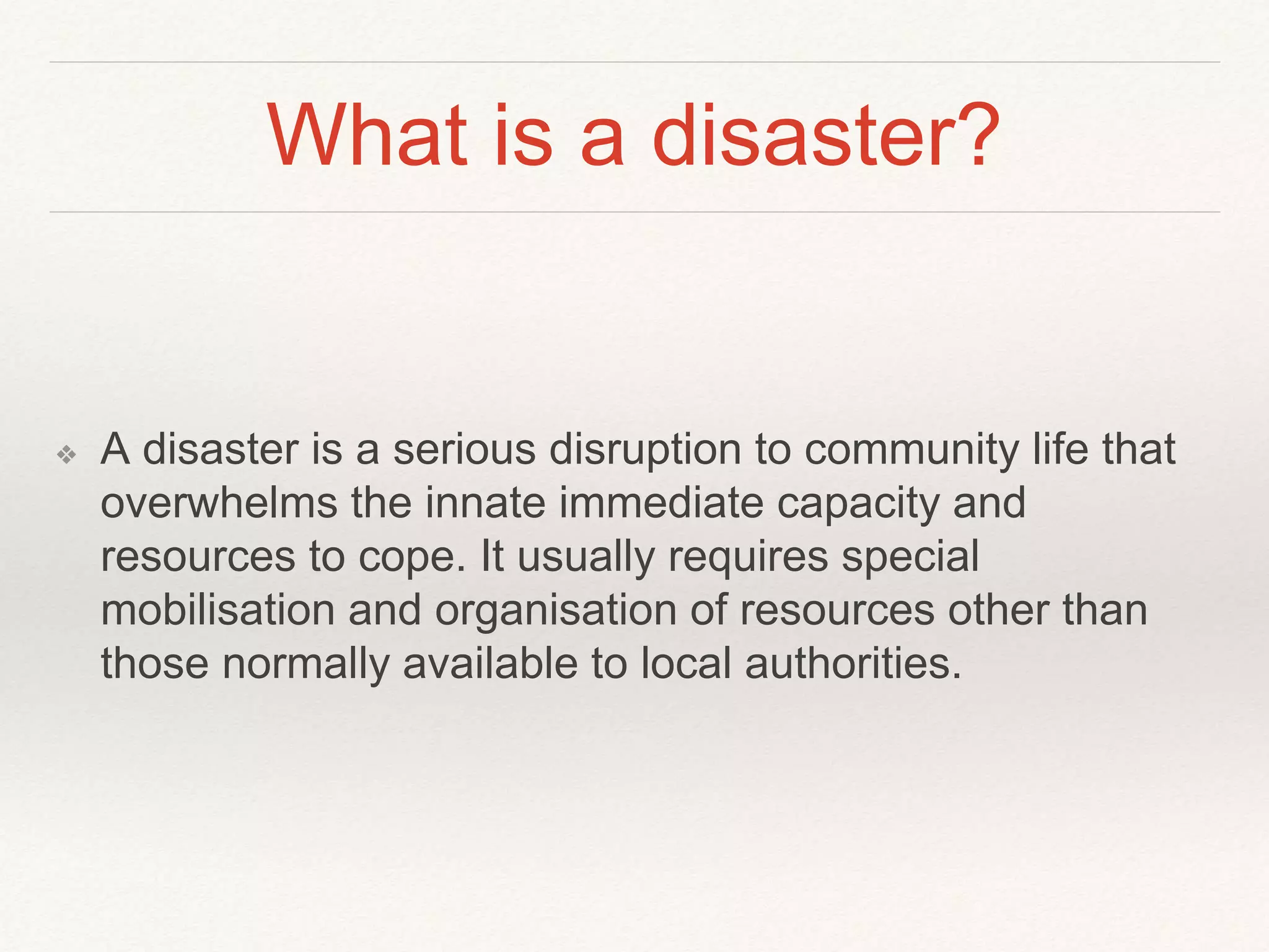 Disaster medicine | PPTX