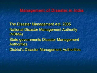 Disaster mgmt | PPT
