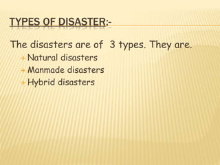 Disaster mgt | PPTX