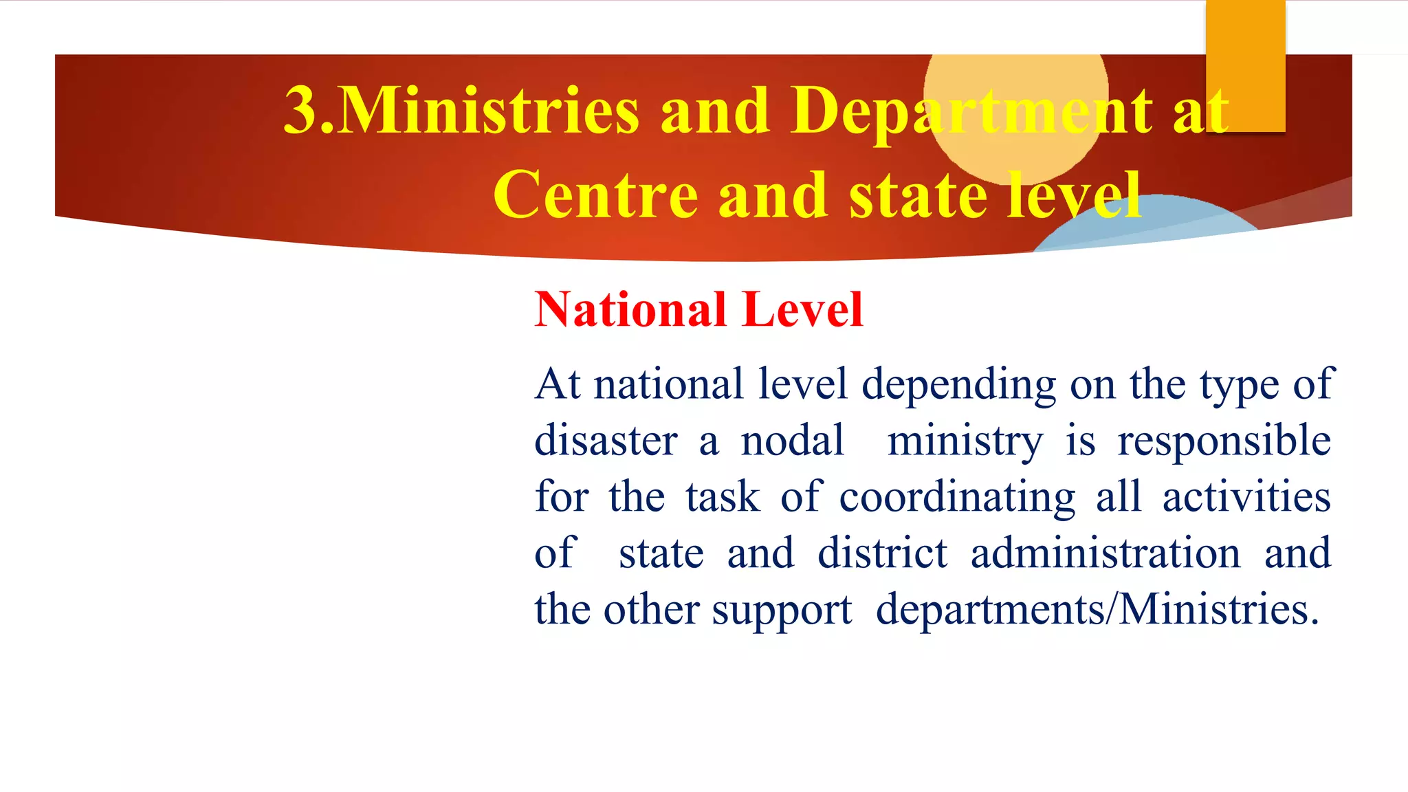 Disaster management agencies (part 3) | PPT