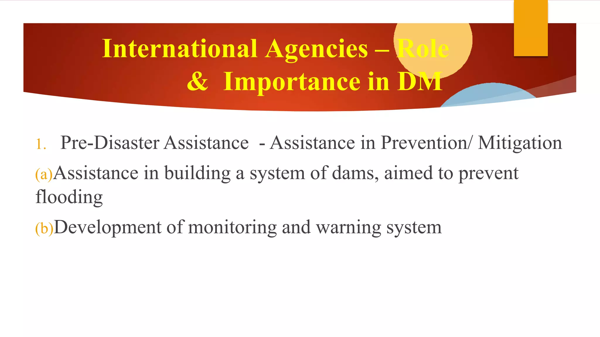 Disaster management agencies (part 3) | PPT