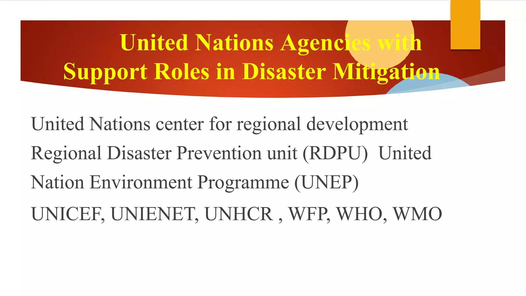 Disaster management agencies (part 3) | PPT