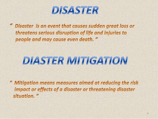 Disaster Mitigation disaster-mitigation