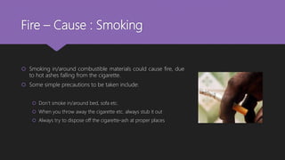 Man made Hazard - Fire | PPTX