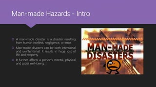 Man made Hazard - Fire | PPTX