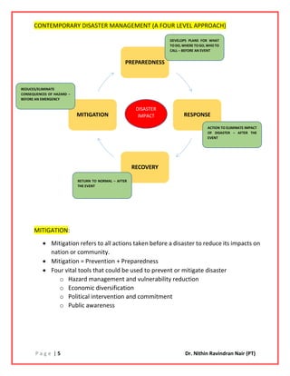ROLE OF PHYSIOTHERAPY IN DISASTER MANAGEMENT | PDF