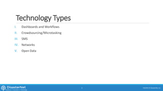 Technologies for Disaster Management | PPTX