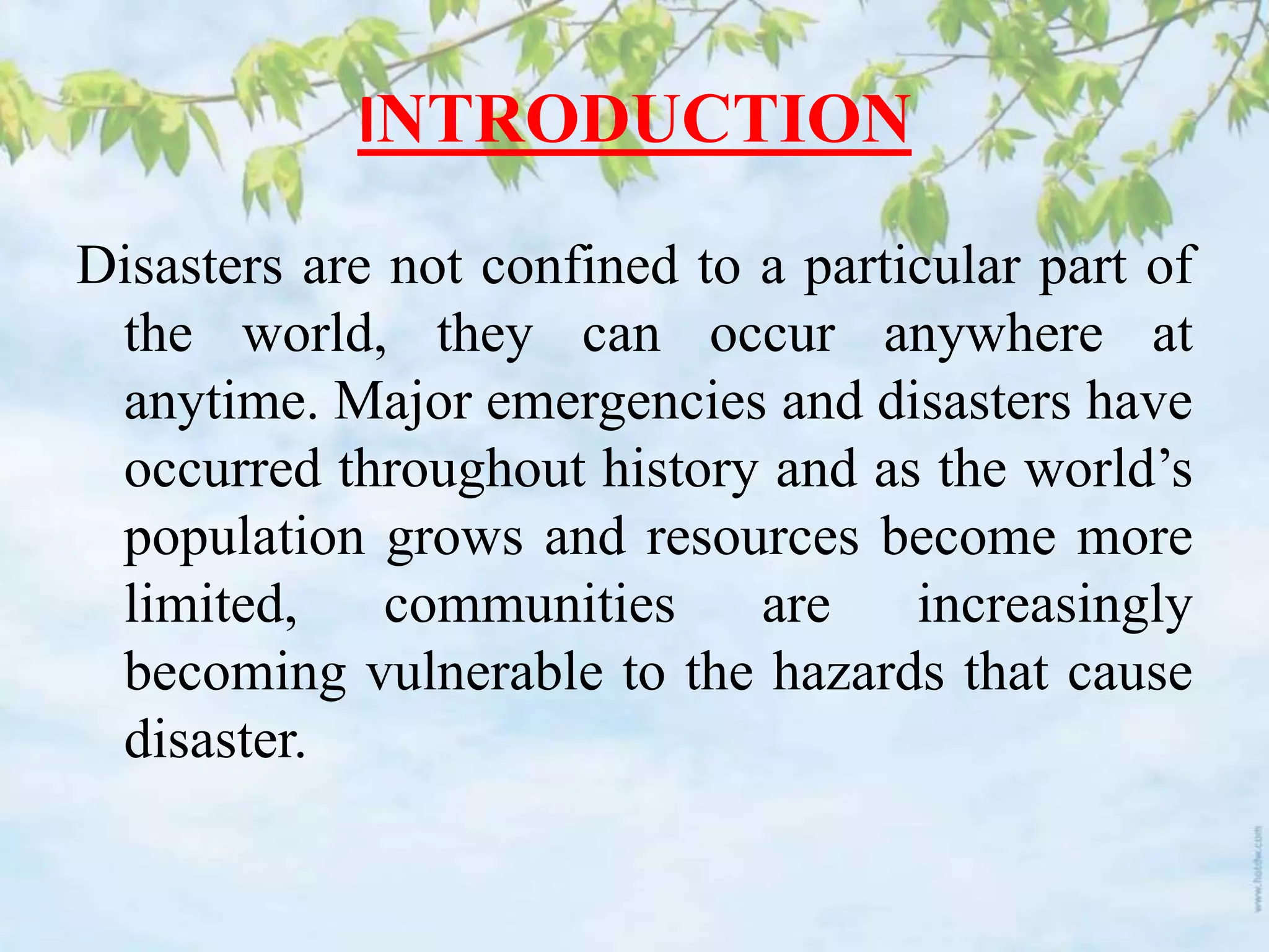 Disaster nursing | PPTX