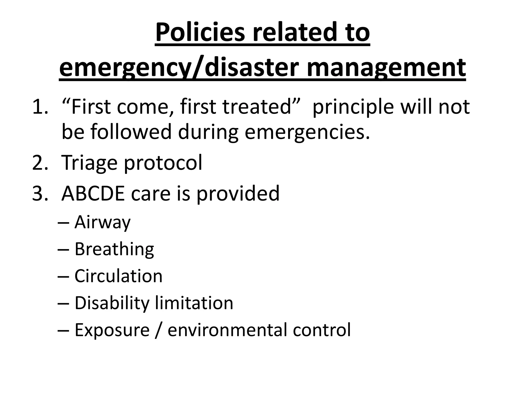 Disaster nursing / Disaster Management | PPTX