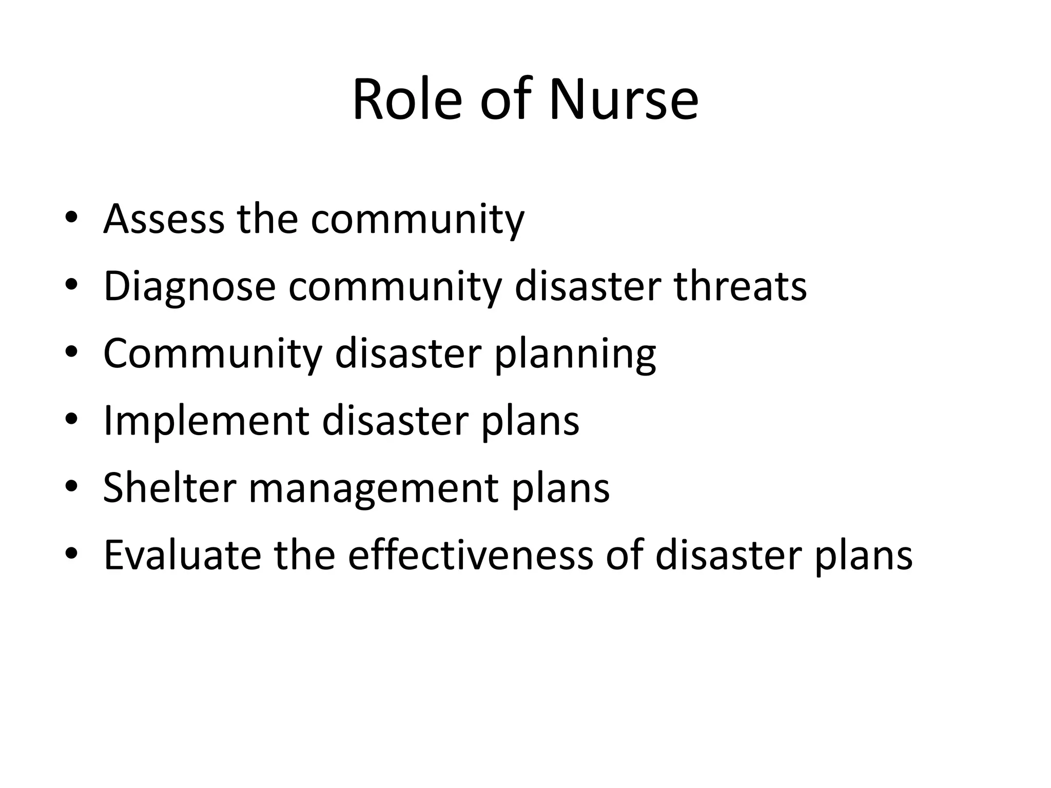 Disaster nursing / Disaster Management | PPTX