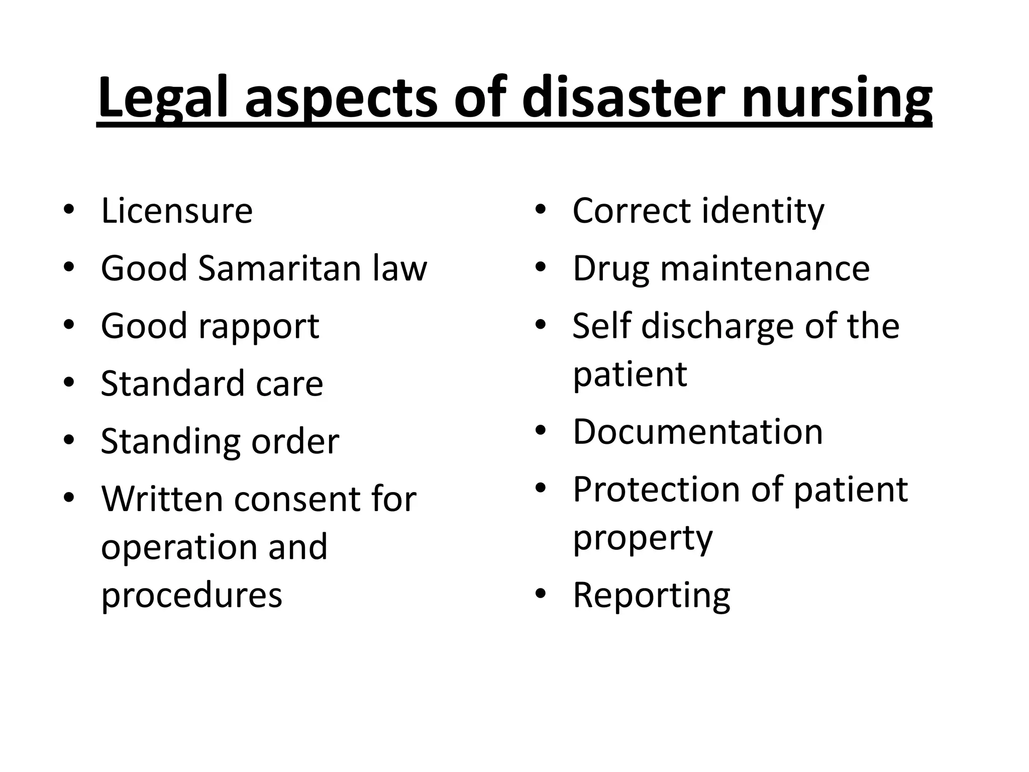 Disaster nursing / Disaster Management | PPTX