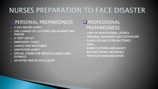 Disaster nursing | PPT