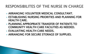 Disaster nursing | PPT