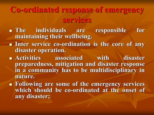 Disaster nursing and role of nurse in disaster management | PPTX ...