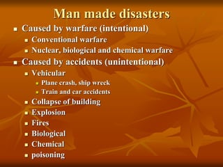 Disaster nursing and role of nurse in disaster management | PPTX