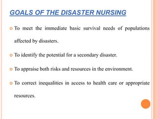 disasternursing for bsc nursing students | PPT
