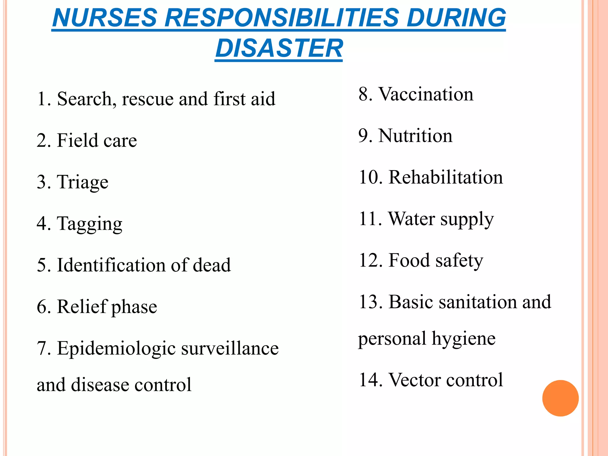 Emergency & Disaster nursing | PPTX