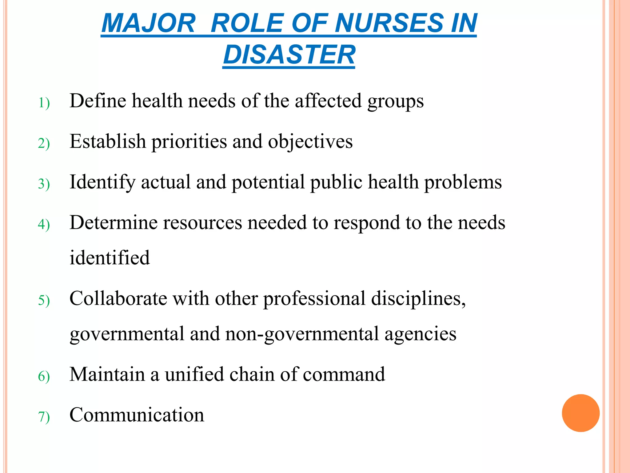 Emergency & Disaster nursing | PPTX