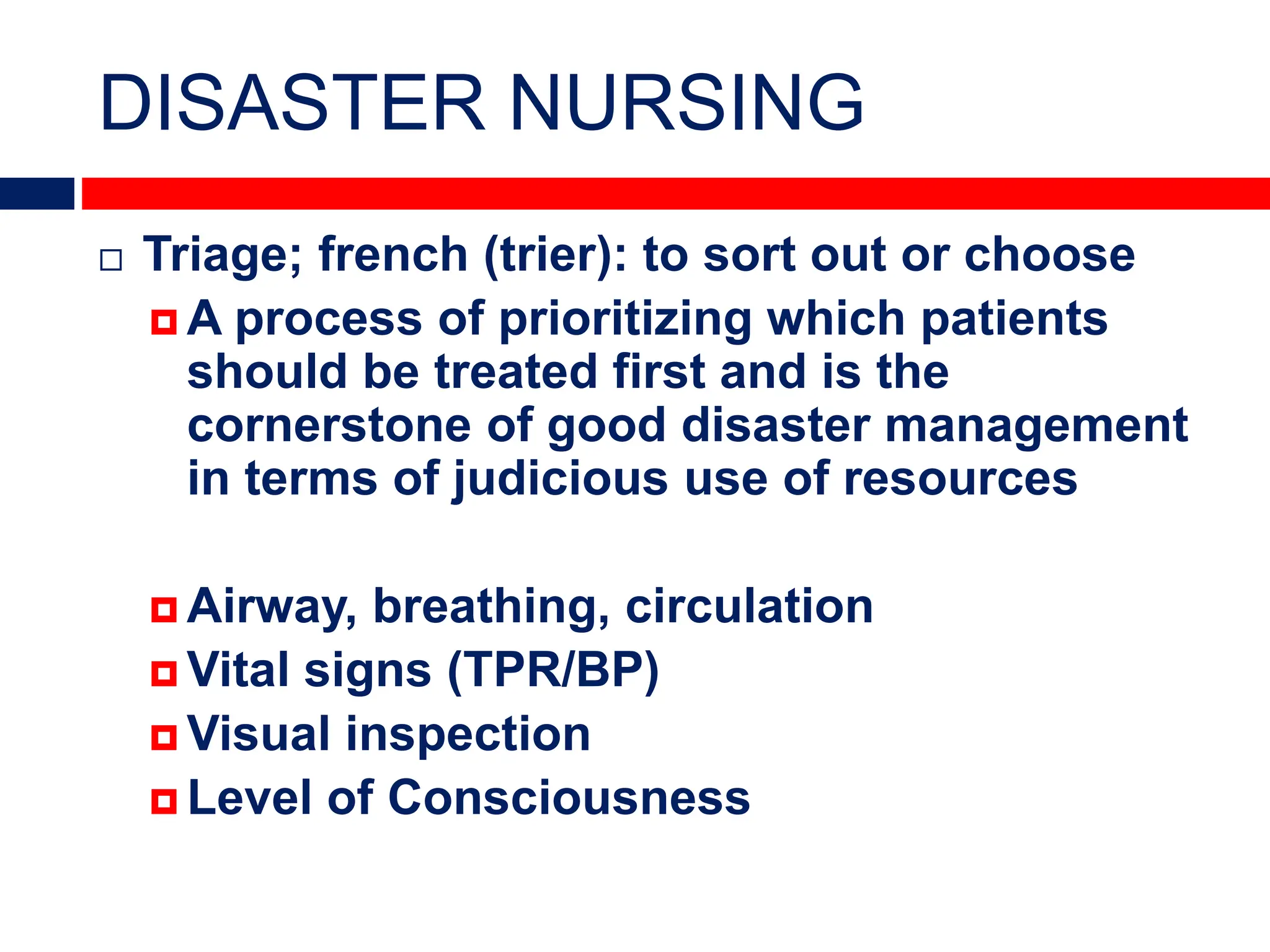 emergency and disaster nursing lecture ncm 121 | PPT