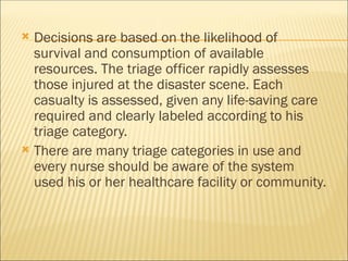 DISASTER NURSING AND PRINCIPLES OF TRIAGE.ppt