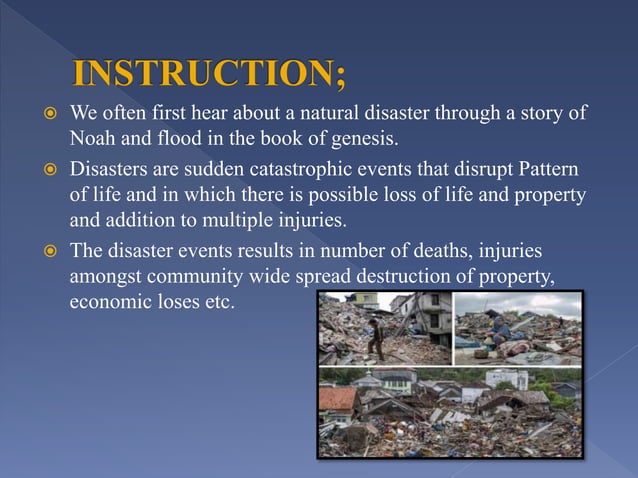 Disaster nursing ppt | PPTX