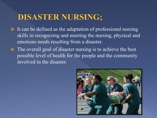 Disaster nursing ppt | PPTX