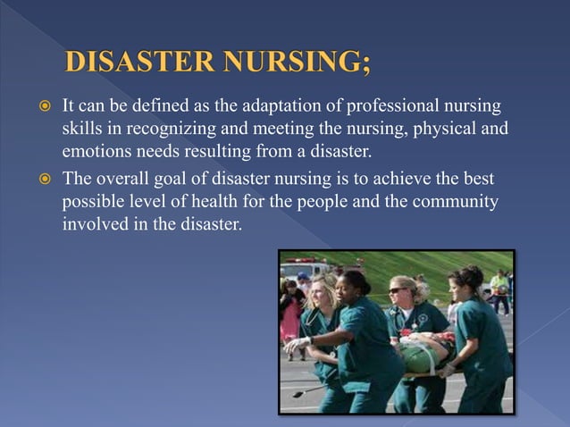 Disaster nursing ppt | PPTX