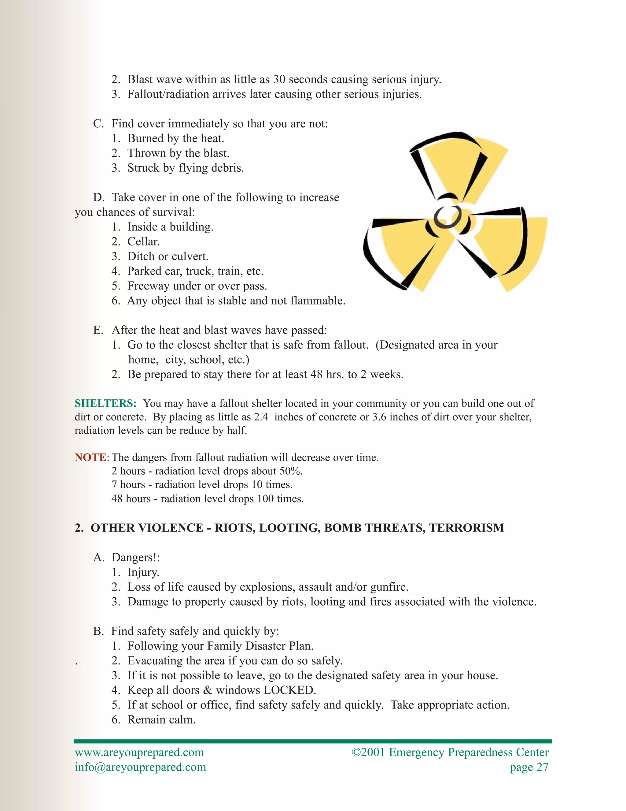 Disaster plan guide | PDF