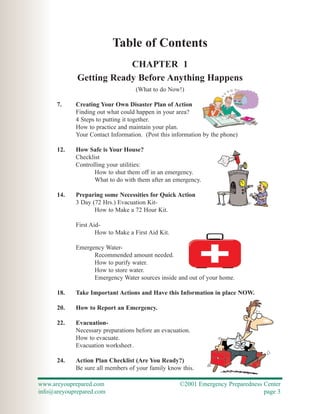 Disaster plan guide | PDF