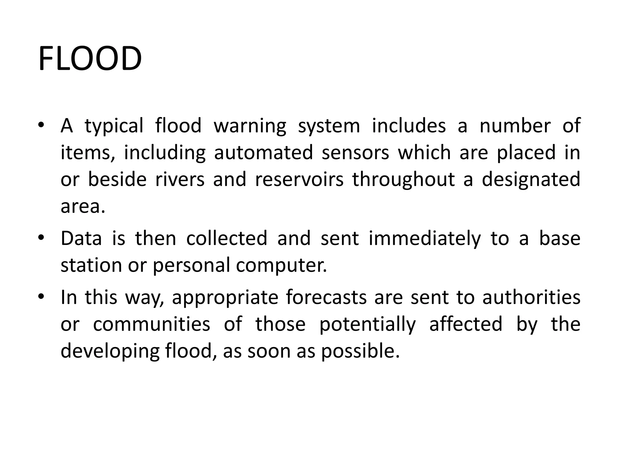 Early warning System Disaster Management | PPTX