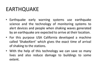 Early warning System Disaster Management | PPTX