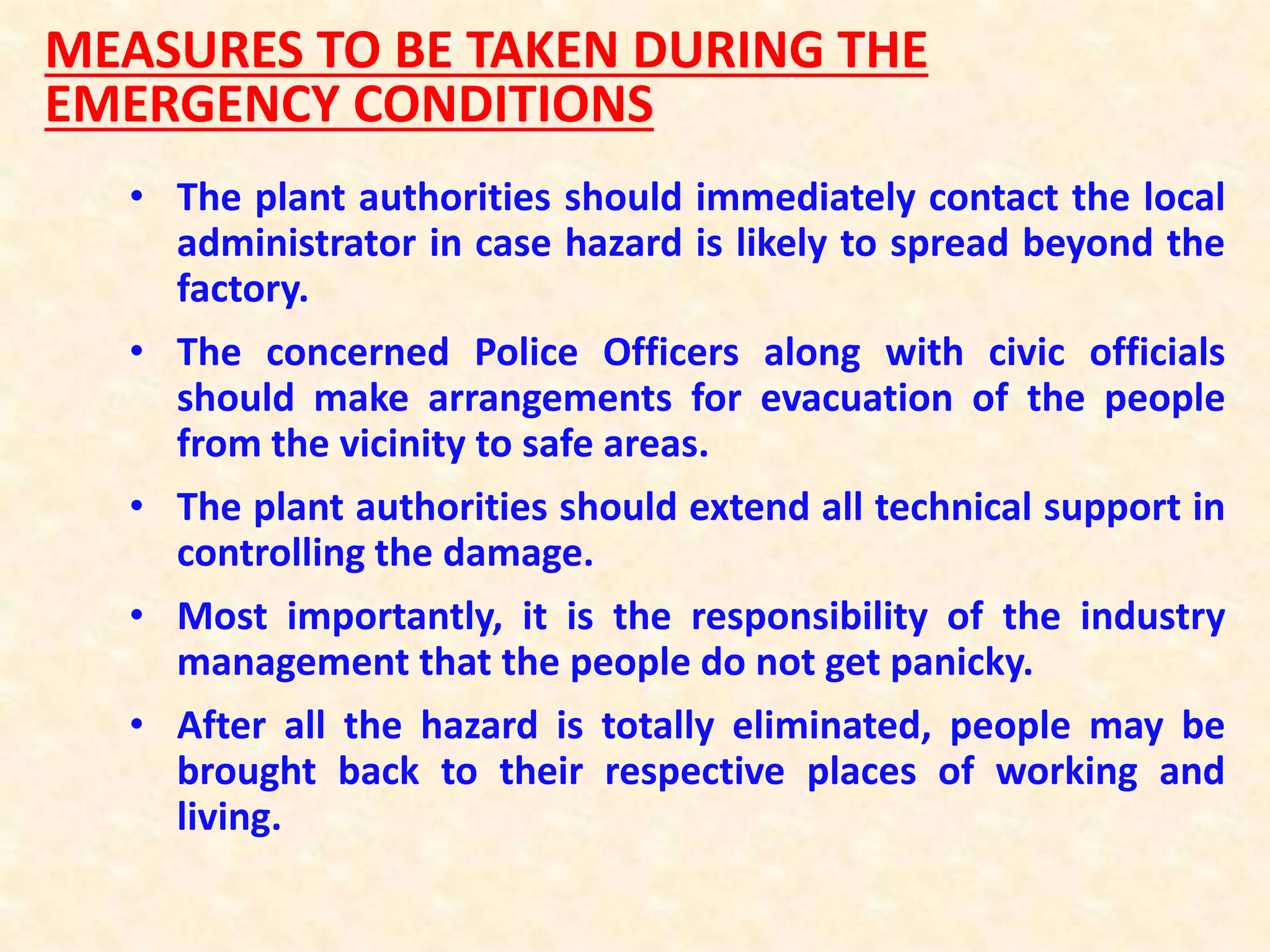 Industrial Disaster Management | PPTX